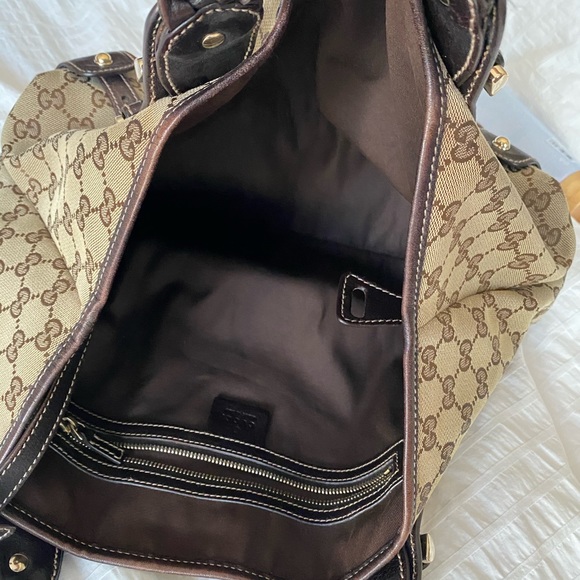 Gucci | Bags | Gucci Handbag In Brown | Poshmark